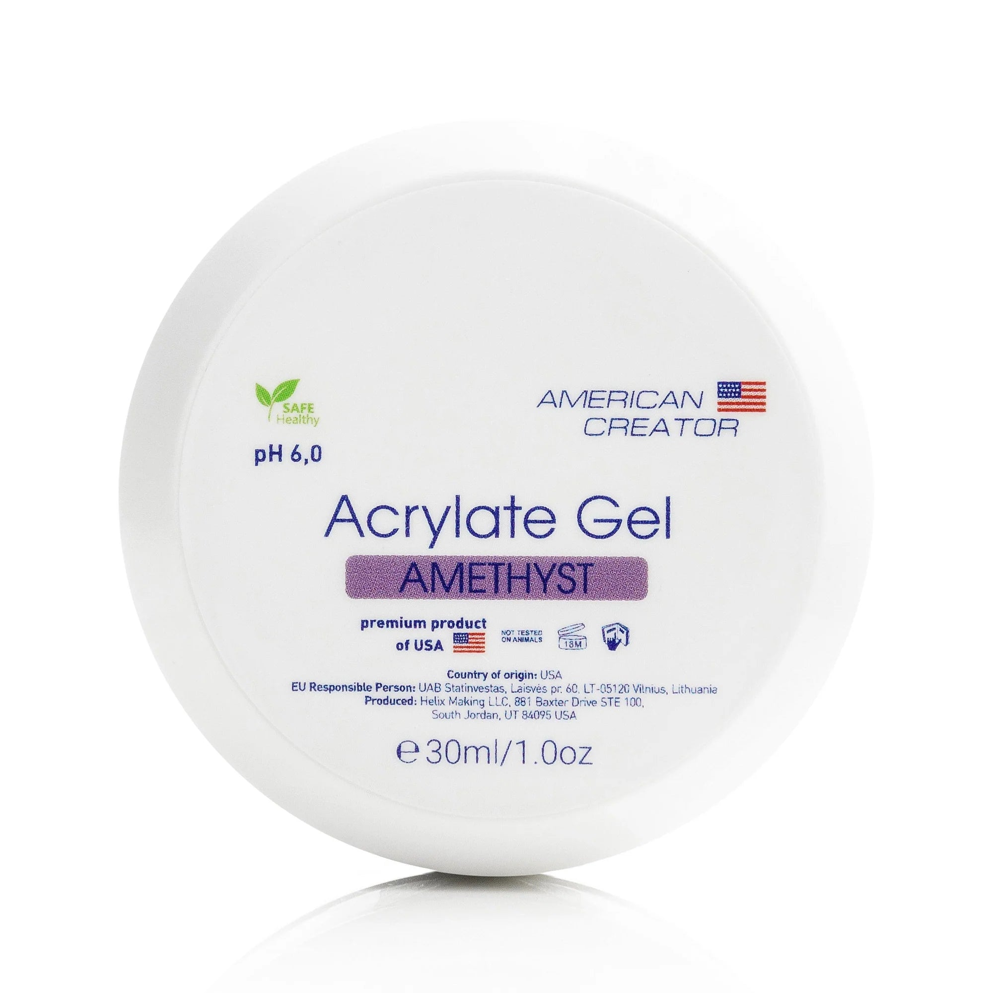 American Creator - Acrylate Gel Amethyst, 30ml | Kvadrat Nail Store ...